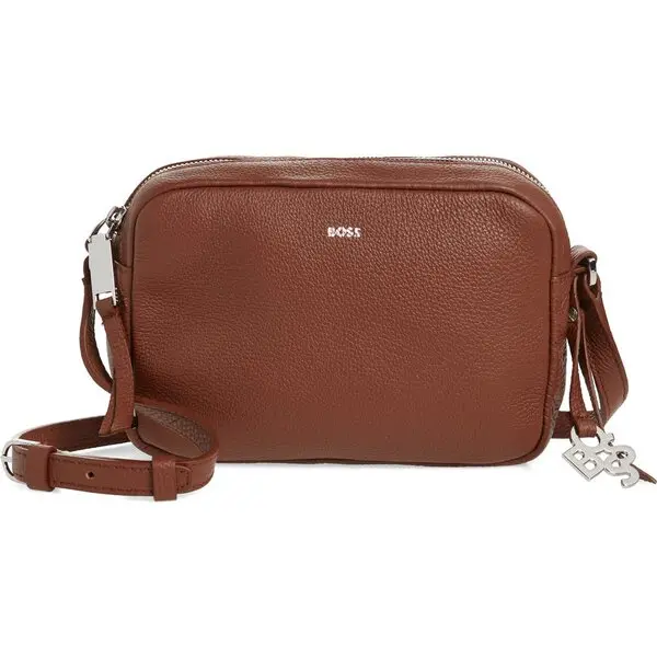 BOSS Leather Crossbody Bag