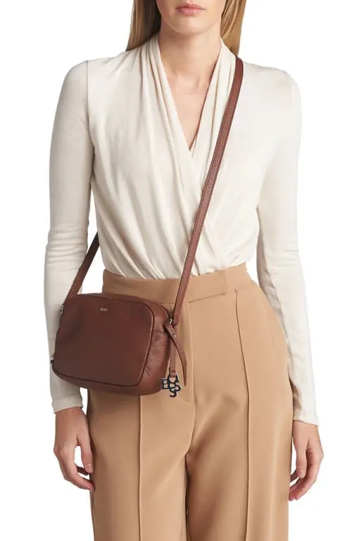 BOSS Leather Crossbody Bag