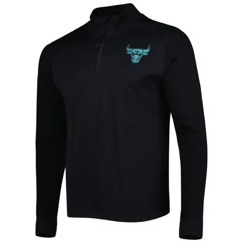 LEVELWEAR Chicago Bulls Nano Engineered Knit Fabric Quarter-zip Jacket