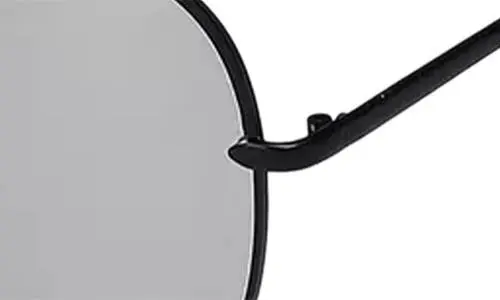FIFTH & NINTH Polarized Aviator Sunglasses - Black/silver