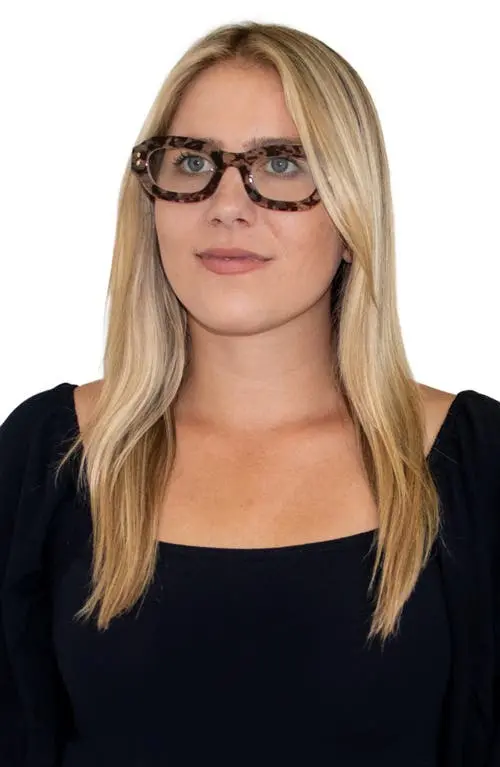 FIFTH & NINTH Oslo Blue Light Blocking Eyeglasses - Torte/clear