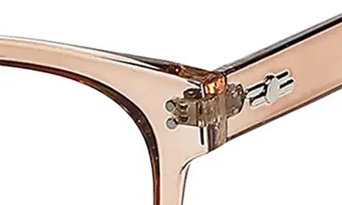 FIFTH & NINTH Round Blue Light Blocking Eyeglasses - Transparent Tan/clear