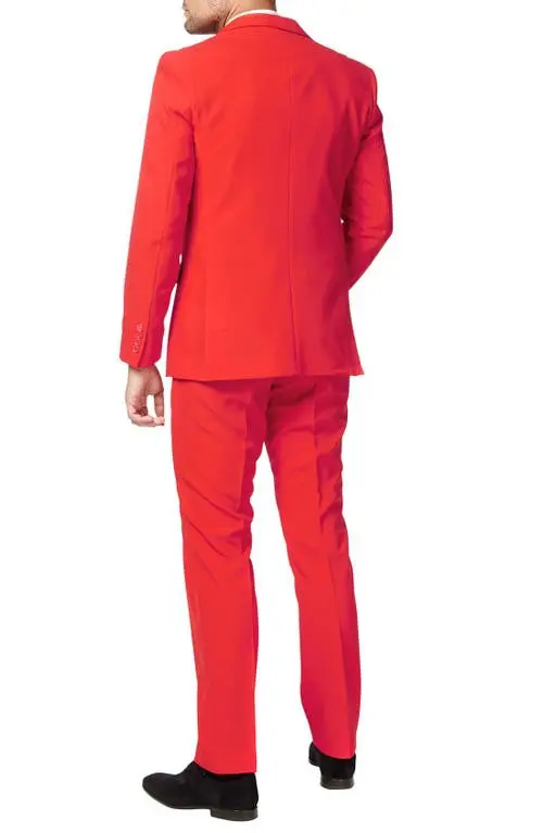 Opposuits Red Devil Slim Fit Two-piece Suit & Tie Set