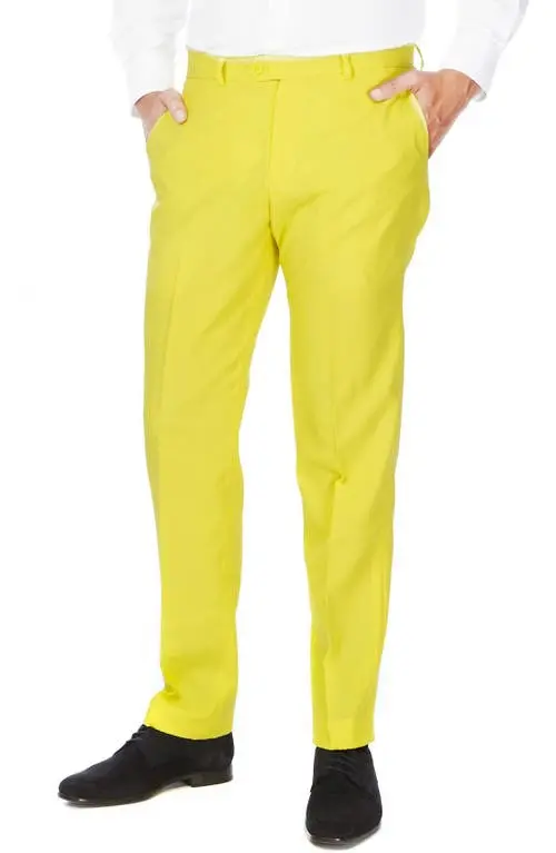 Opposuits Fellow Slim Fit Two-piece Suit & Tie Set - Yellow