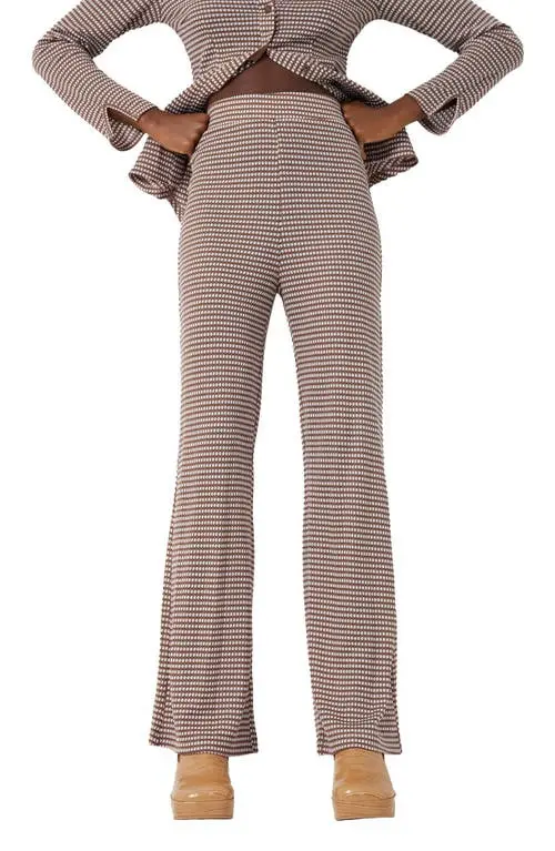 French Connection Venna Geo Print Jersey Trousers