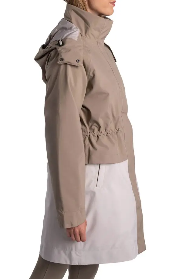 Lole Aubrey 3-In-1 Waterproof Jacket In Oyster - 50% Off