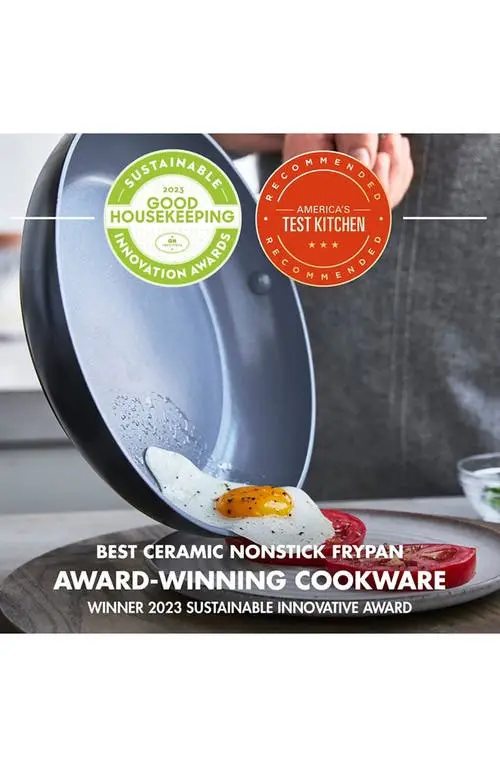 GREENPAN Valencia Pro Set Of 3 Ceramic Nonstick Fry Pans