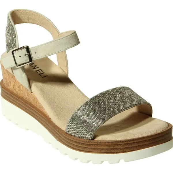 Vaneli Cedra Platform Wedge Sandal - Dove