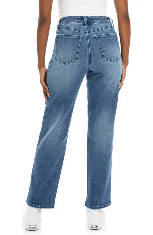 1822 Denim High Waist Straight Leg Jeans - Benny