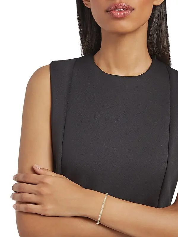 Saks Fifth Avenue Collection 14k & 0.88 Tcw Diamond Bangle