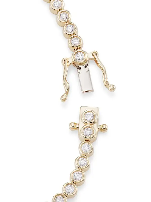 Saks Fifth Avenue Collection 14k & 1.90 Tcw Diamond Bezel Tennis Bracelet/7