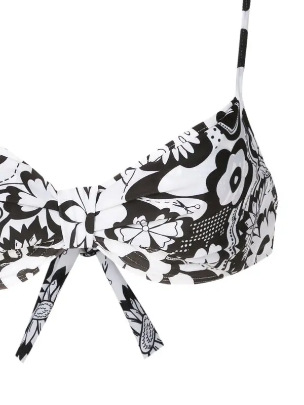 AMIR SLAMA Floral-print Bikini Set
