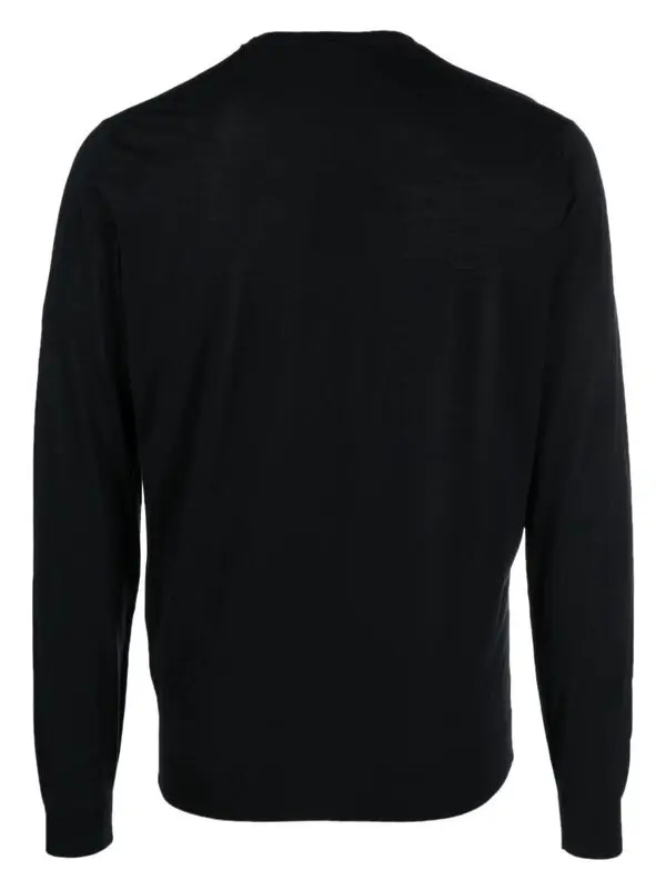 DELL'OGLIO Merino Wool Crew-neck Jumper