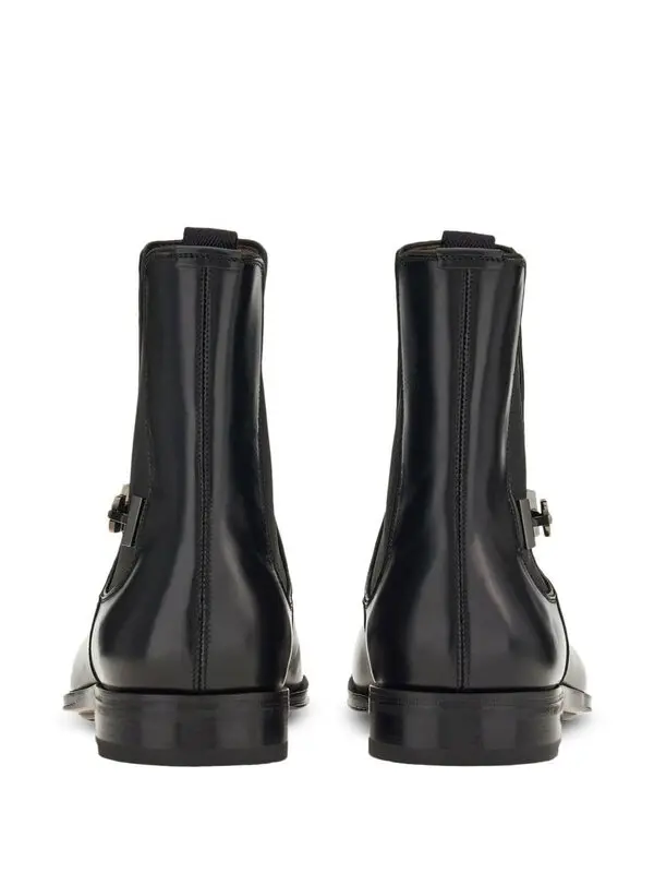 FERRAGAMO Buckled Chelsea Boots