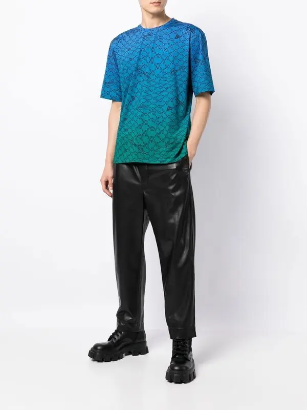 Off-White Monogram-print Faded T-shirt