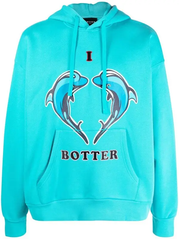 BOTTER Logo-print Hoodie - Blue