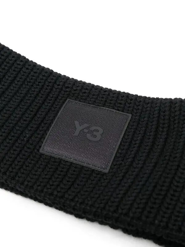 Y3 Logo Patch Hair Band