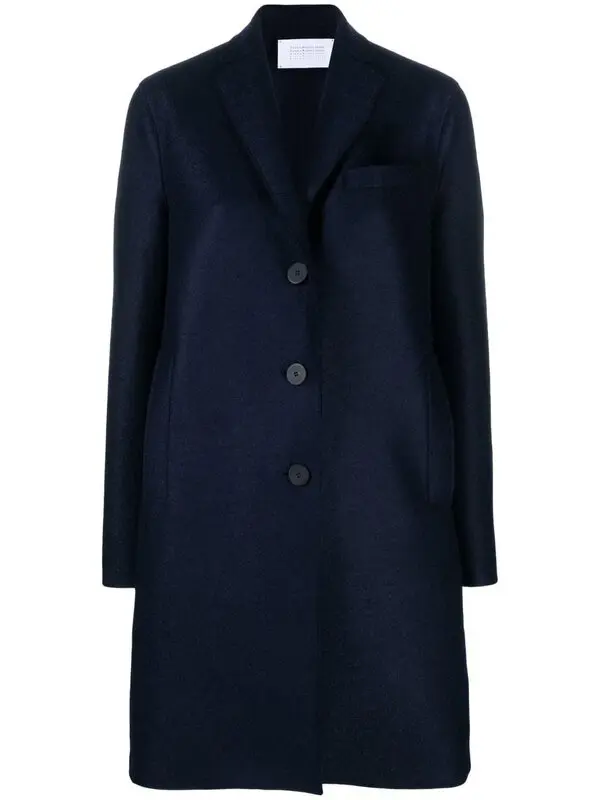 Harris Wharf London Single-breasted Wool Coat
