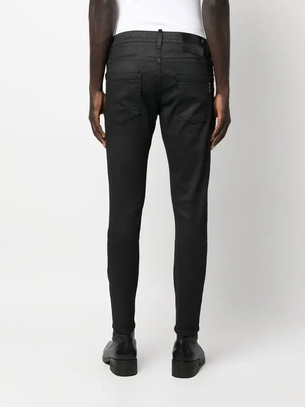 Philipp Plein Skull Patch Skinny-cut Jeans