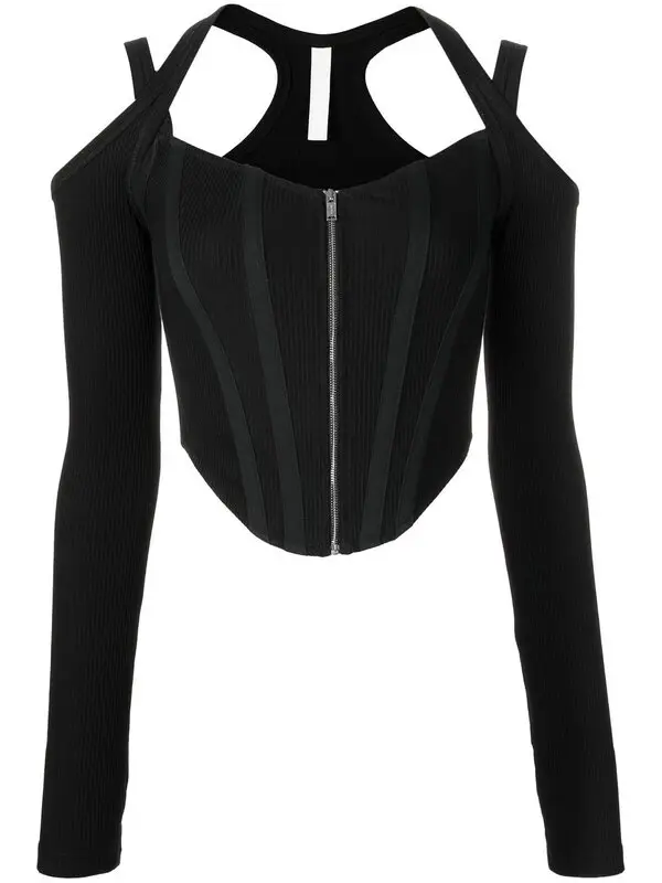DION LEE Shift-loop Corset Top