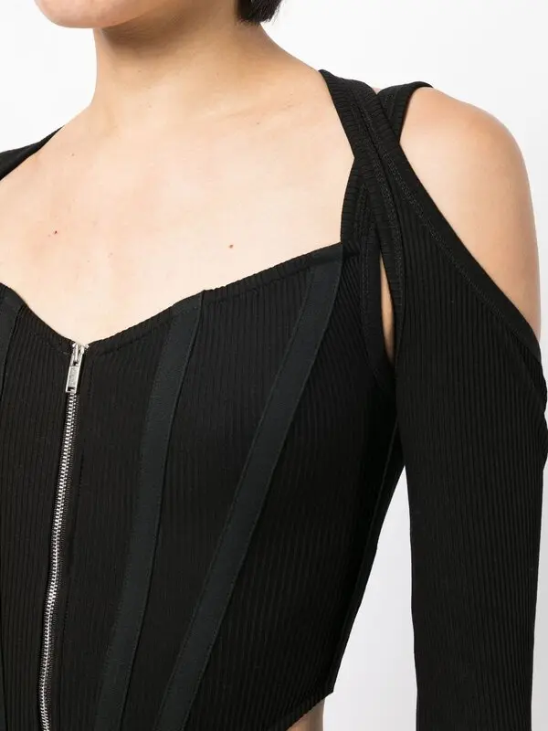 DION LEE Shift-loop Corset Top
