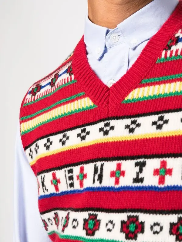 Kenzo Fair Isle-knit Vest