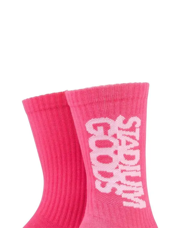 STADIUM GOODS Logo Crew Socks - Pink