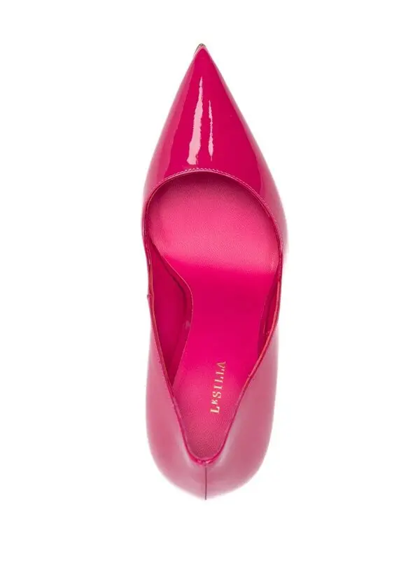 LE SILLA 120mm Eva Patent Leather Pumps - Pink