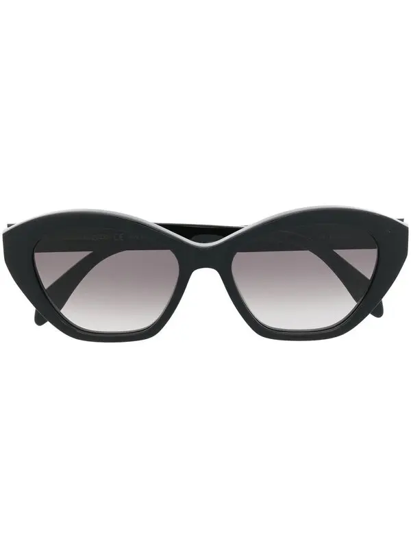 Alexander McQueen Cat Eye Sunglasses - Black
