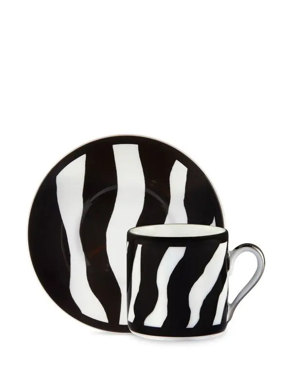 Dolce & Gabbana Zebra Espresso-saucer Set