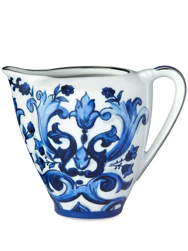 Dolce & Gabbana Blu Mediterraneo Porcelain Creamer - White