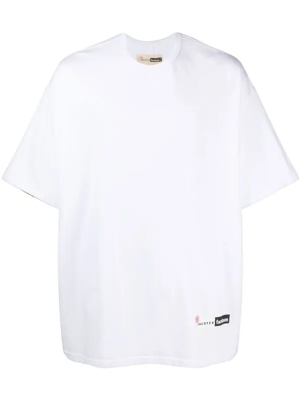 INCOTEX RED X FACETASM Logo Print T-shirt