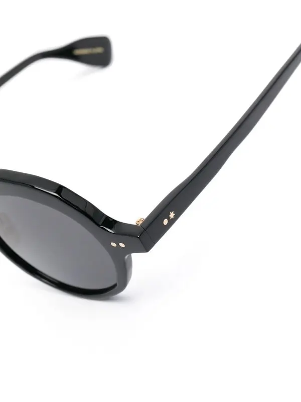 Masahiromaruyama Two-Tone Round Frame Sunglasses - Black  display picture 3