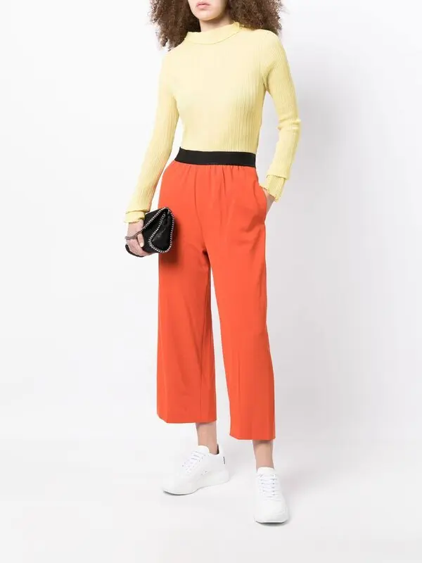 Stella McCartney Straight-leg Cropped Trousers