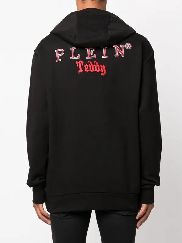 Philipp Plein Teddy Bear Long-sleeve Hoodie