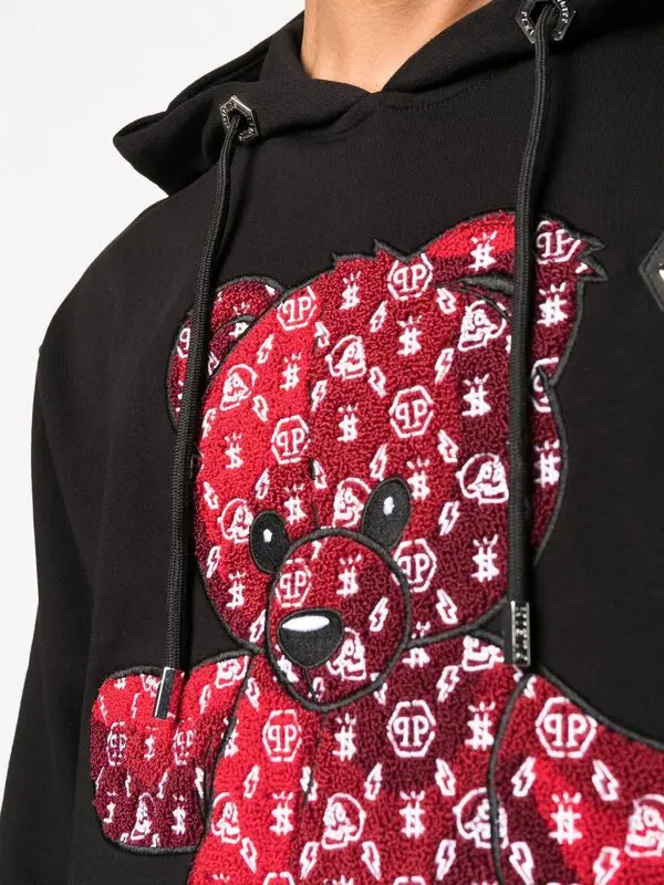 Philipp Plein Teddy Bear Long-sleeve Hoodie