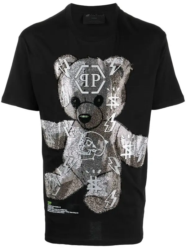 Philipp Plein Teddy Bear Short-sleeve T-shirt