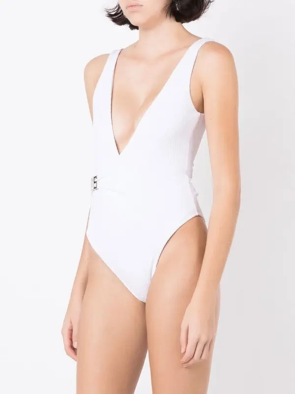 AMIR SLAMA Ribbed Swimsuit