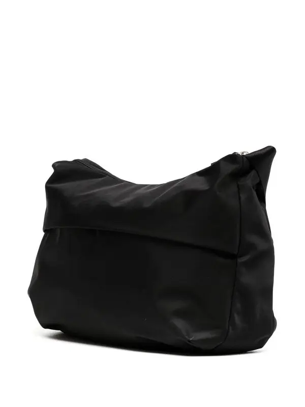 AGNES B. Logo-plaque Zipped Crossbody Bag