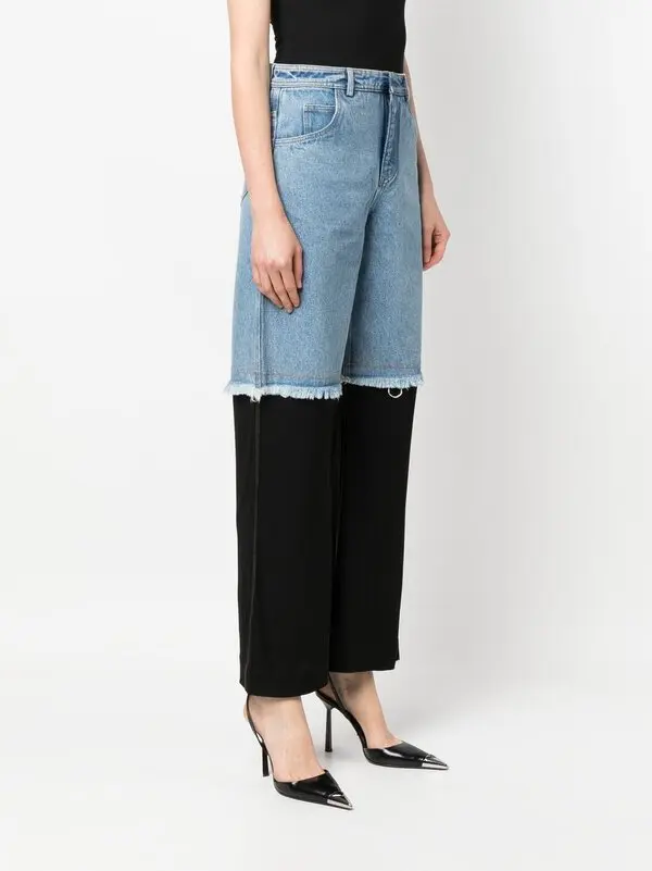 Christopher Esber Deconstruct Straight-leg Jeans