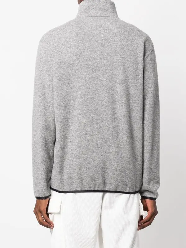 Brunello Cucinelli Embroidered Roll-neck Sweatshirt