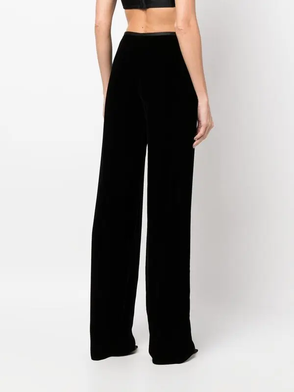 Emporio Armani Elasticated Straight-leg Trousers