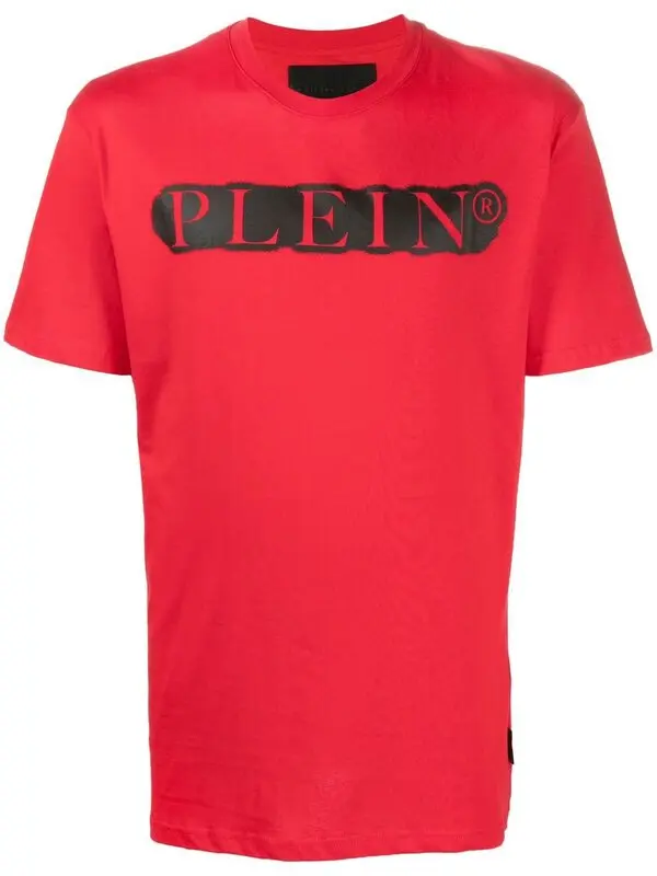 Philipp Plein Spray-effect T-shirt - Red