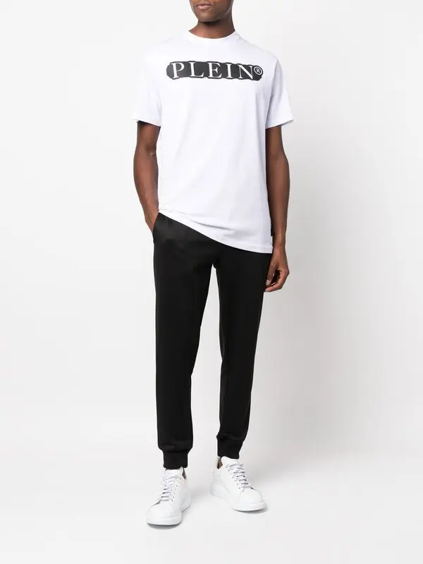 Philipp Plein Logo Print T-shirt - White