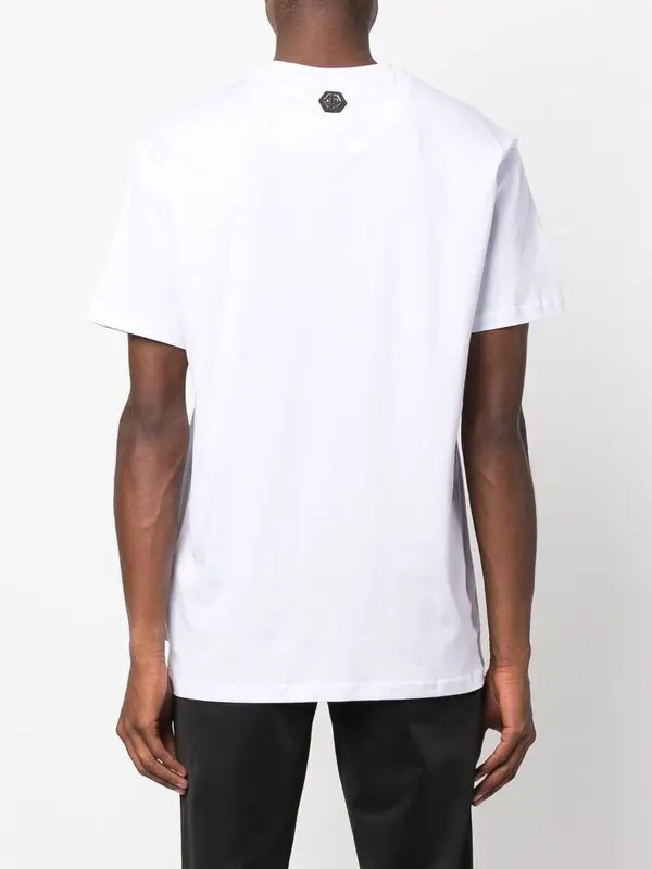 Philipp Plein Logo Print T-shirt - White