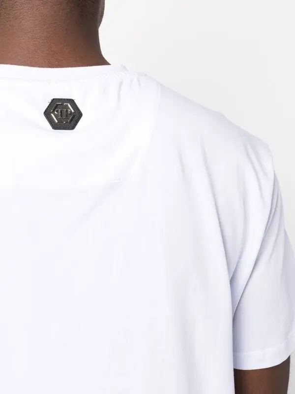 Philipp Plein Logo Print T-shirt - White
