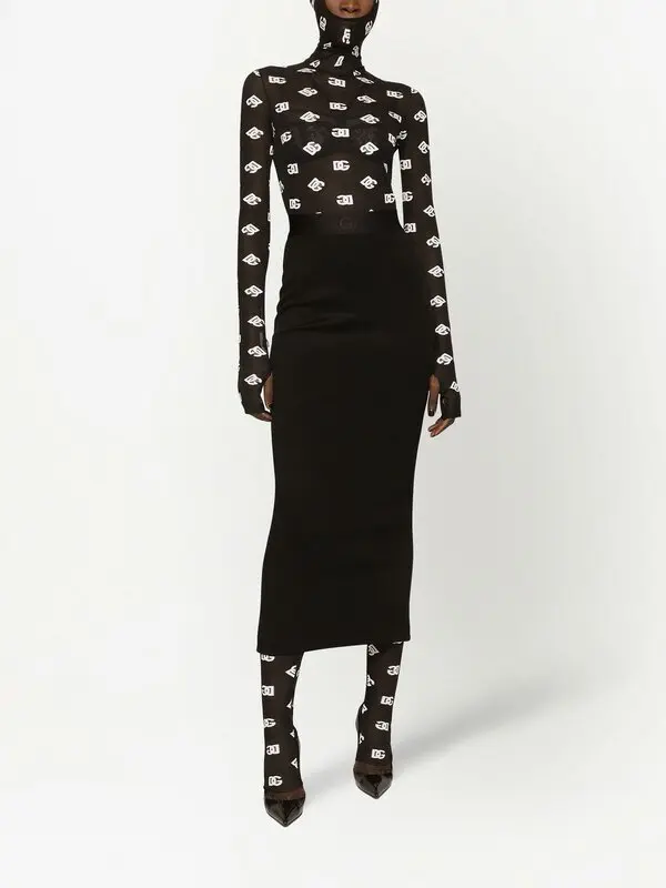 Dolce & Gabbana Logo-print Hooded Jumpsuit