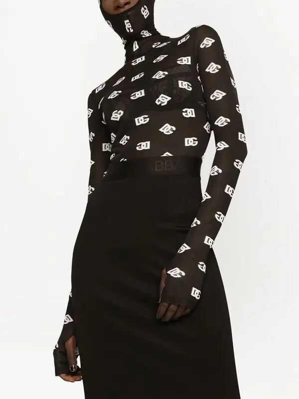 Dolce & Gabbana Logo-print Hooded Jumpsuit