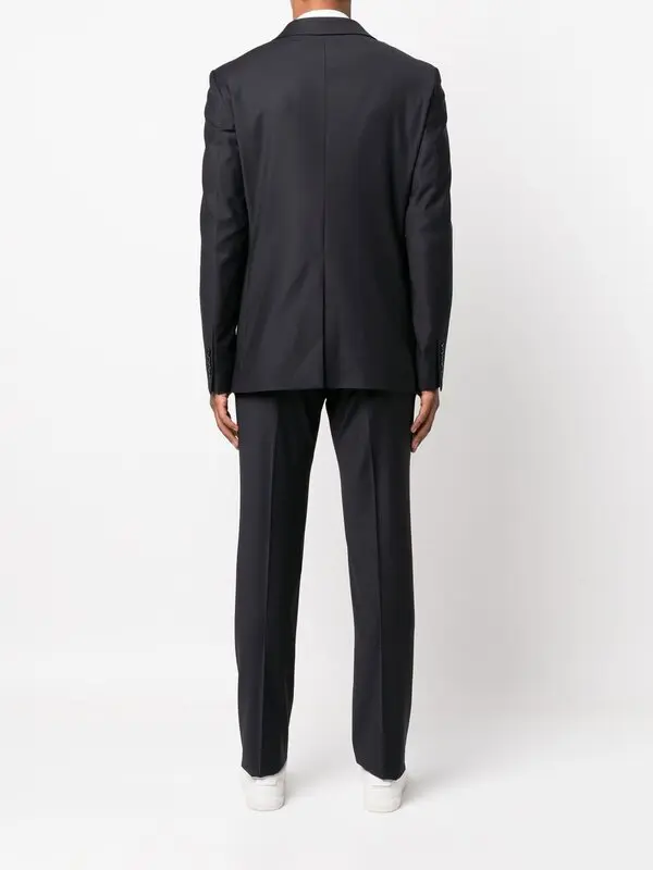 Philipp Plein Logo-detail Single-breasted Suit - Blue