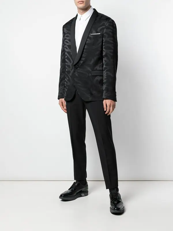 Neil Barrett Patterned Satin Jacket